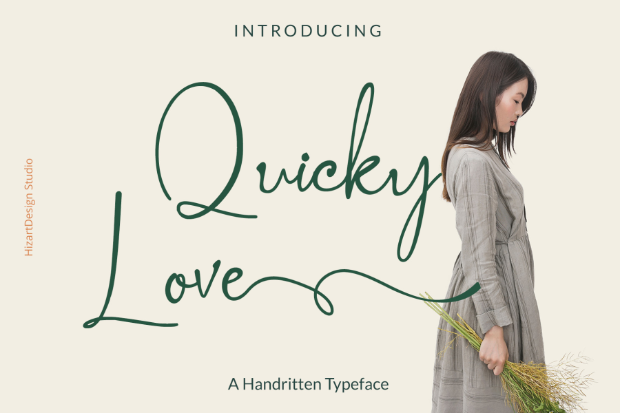 QUICKY LOVE Font · 1001 Fonts