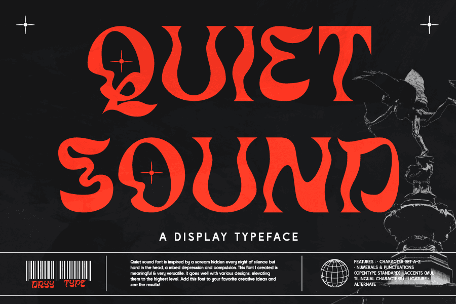 Quiet Sound Font · 1001 Fonts