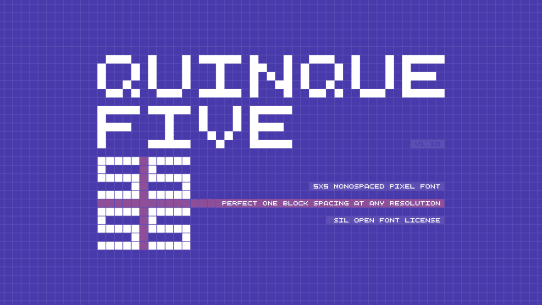 QuinqueFive Font · 1001 Fonts