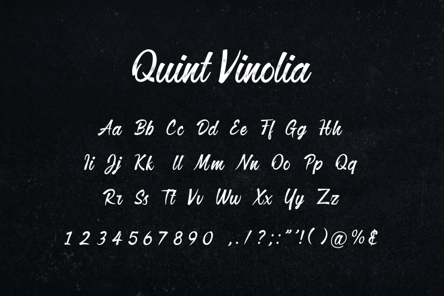 Quint Vinolia Font · 1001 Fonts