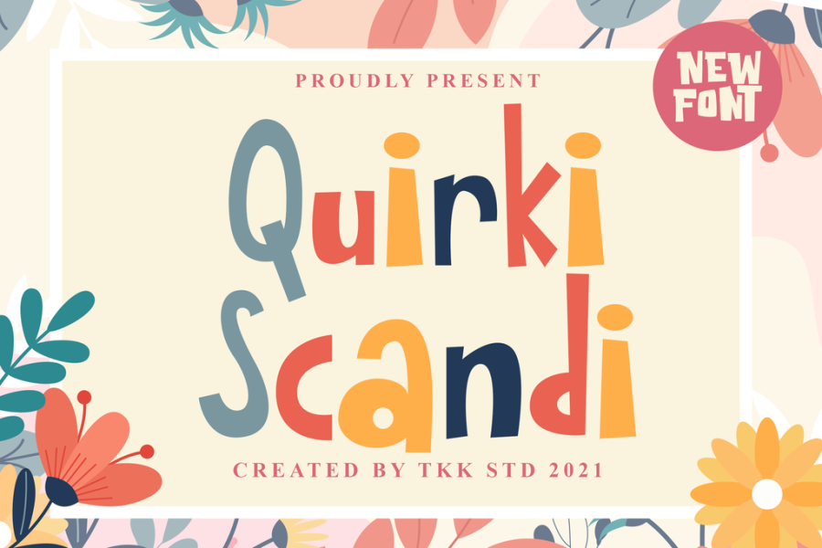 Quirki Scandi Font · 1001 Fonts