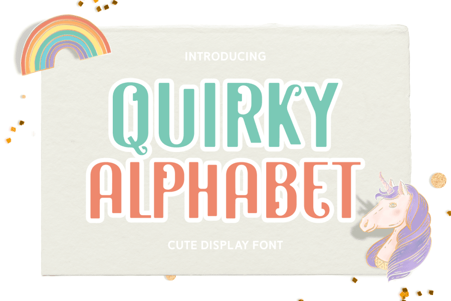 Quirky Alphabet Font · 1001 Fonts