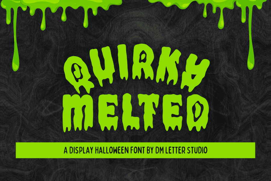 Quirky Melted Font · 1001 Fonts