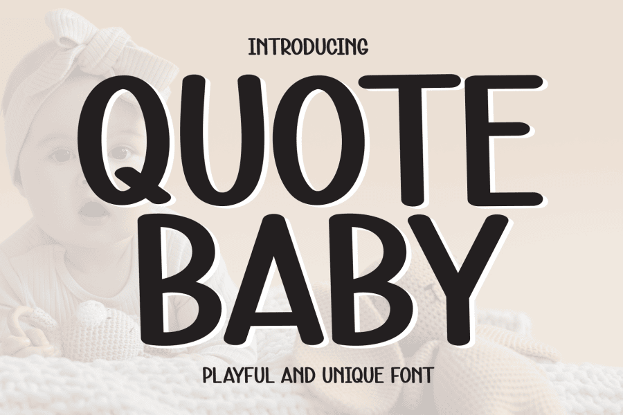 Quote Baby Font · 1001 Fonts