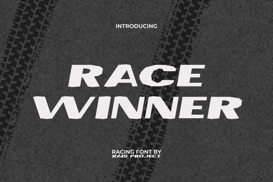 Race Winner Demo Font · 1001 Fonts