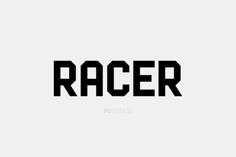 Racer Font Family · 1001 Fonts