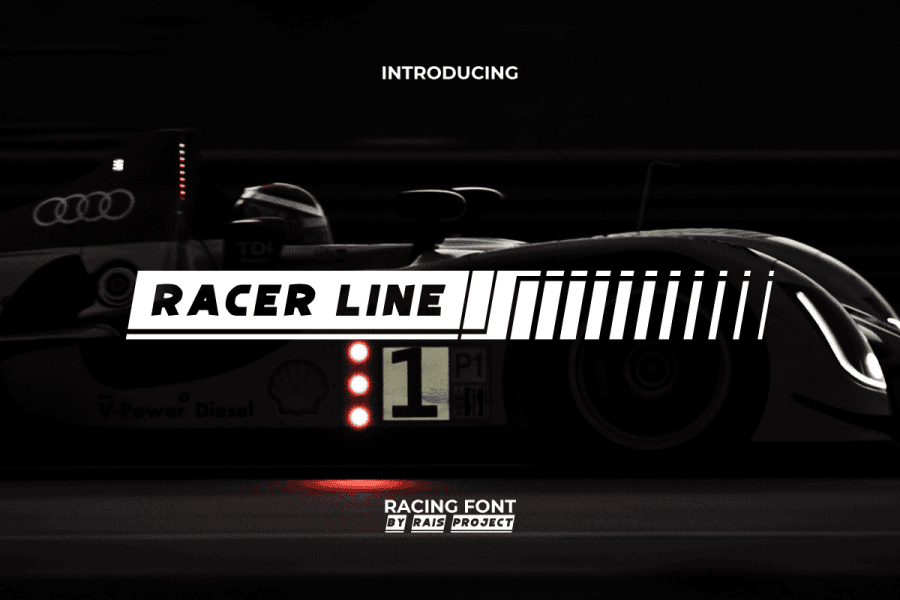 RacerLineDemo Font · 1001 Fonts