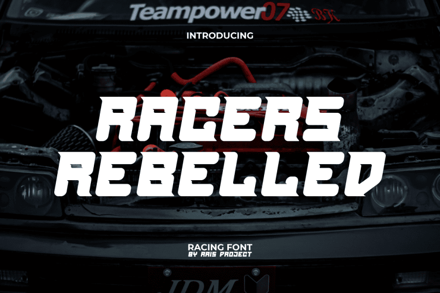 Racers Rebelled Demo Font · 1001 Fonts