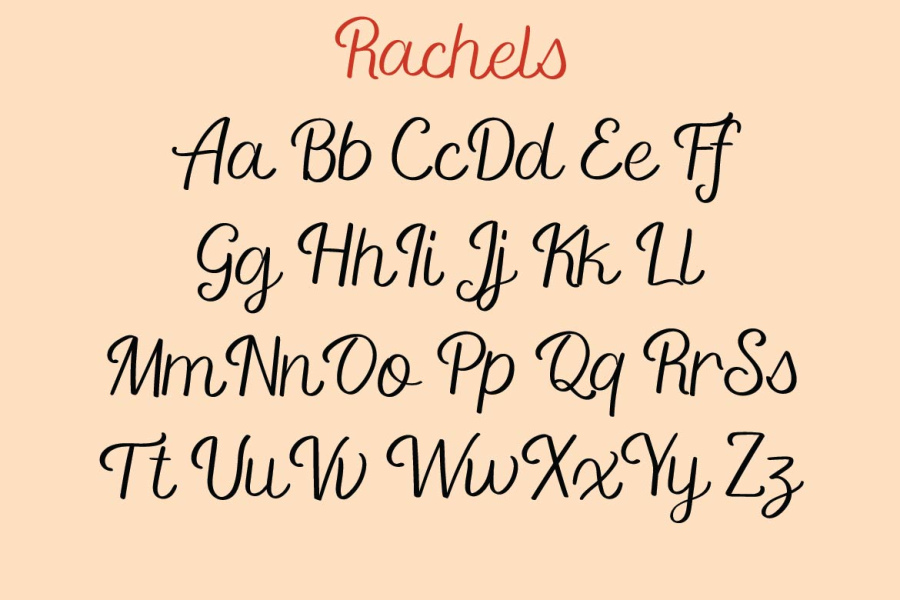 Rachels Font · 1001 Fonts