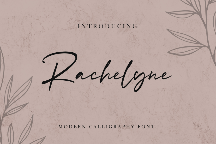 Rachelyne Font · 1001 Fonts
