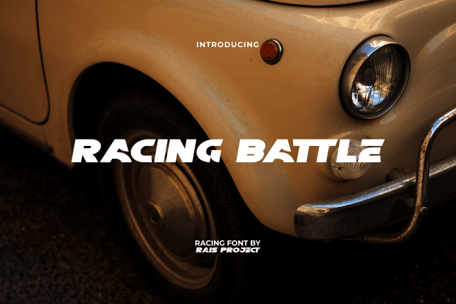 Racing Battle Demo Font · 1001 Fonts