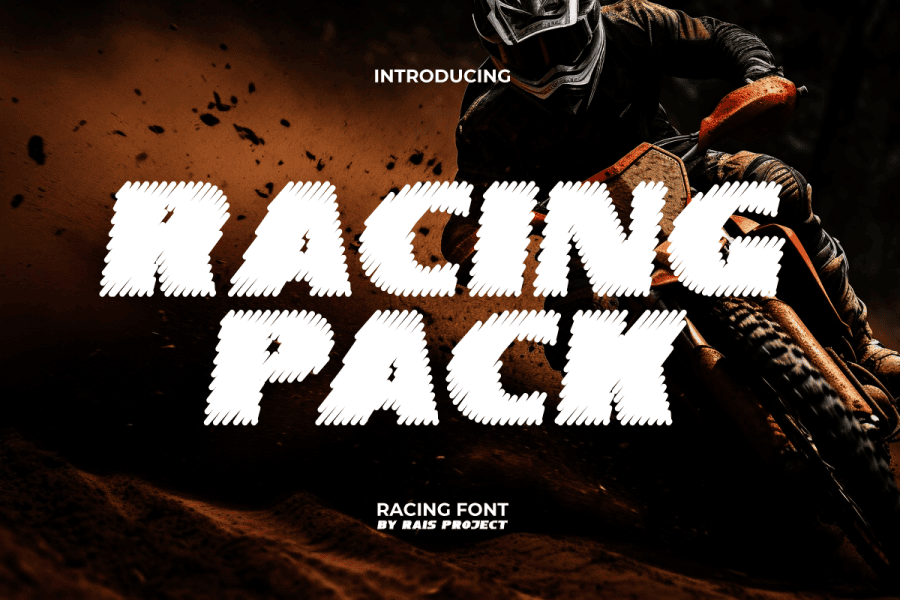 Racing Pack Demo Font · 1001 Fonts