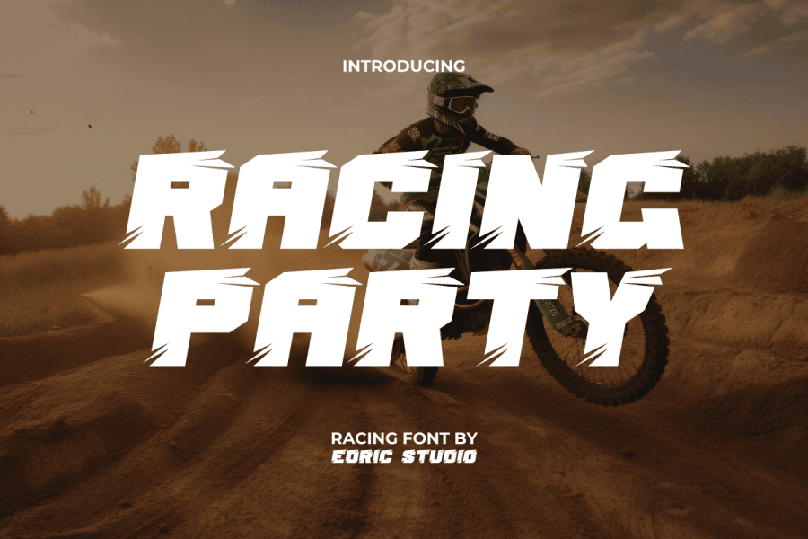 Racing Party Demo Font · 1001 Fonts