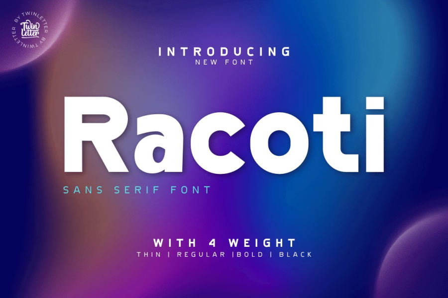 Racoti Personal Use Font Family · 1001 Fonts