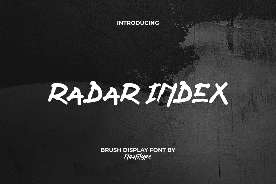 Radar Index Demo Font · 1001 Fonts