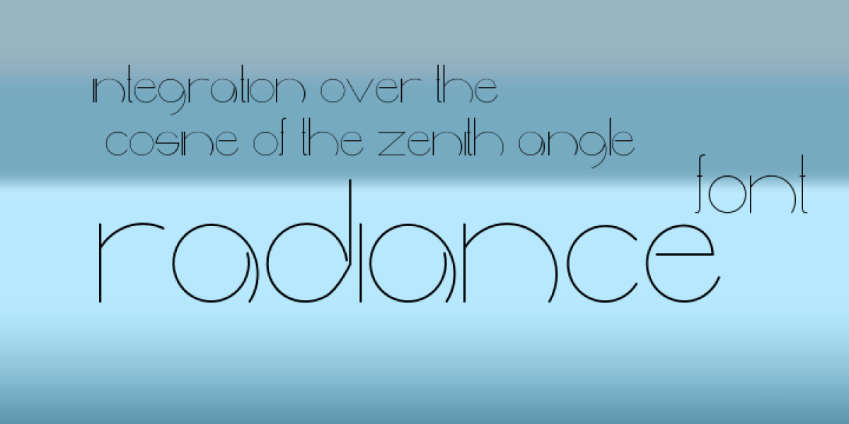 radiance Font · 1001 Fonts