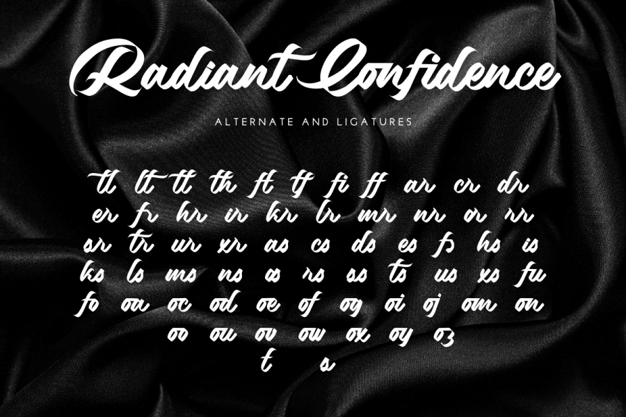 Radiant Confidence Font · 1001 Fonts