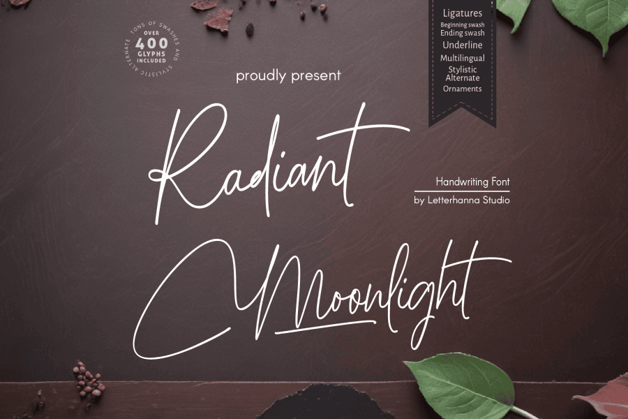 Radiant Moonlight Font · 1001 Fonts
