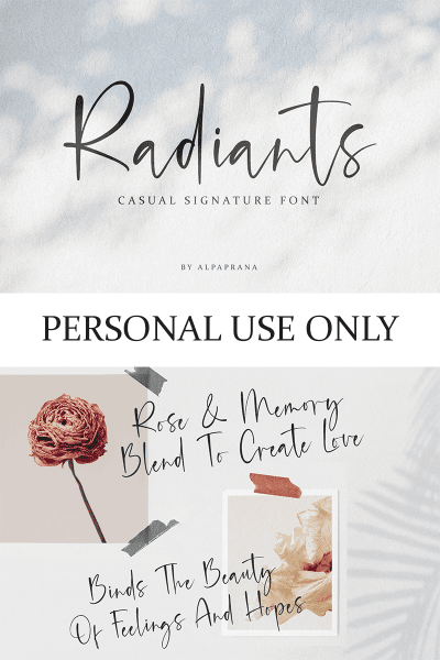 Radiants Font · 1001 Fonts