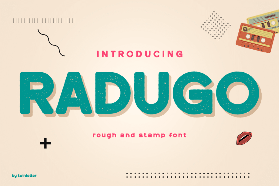 Radugo Font · 1001 Fonts
