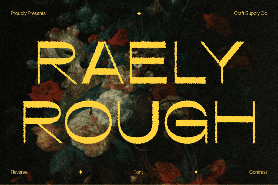 Raely Rough Demo Font · 1001 Fonts