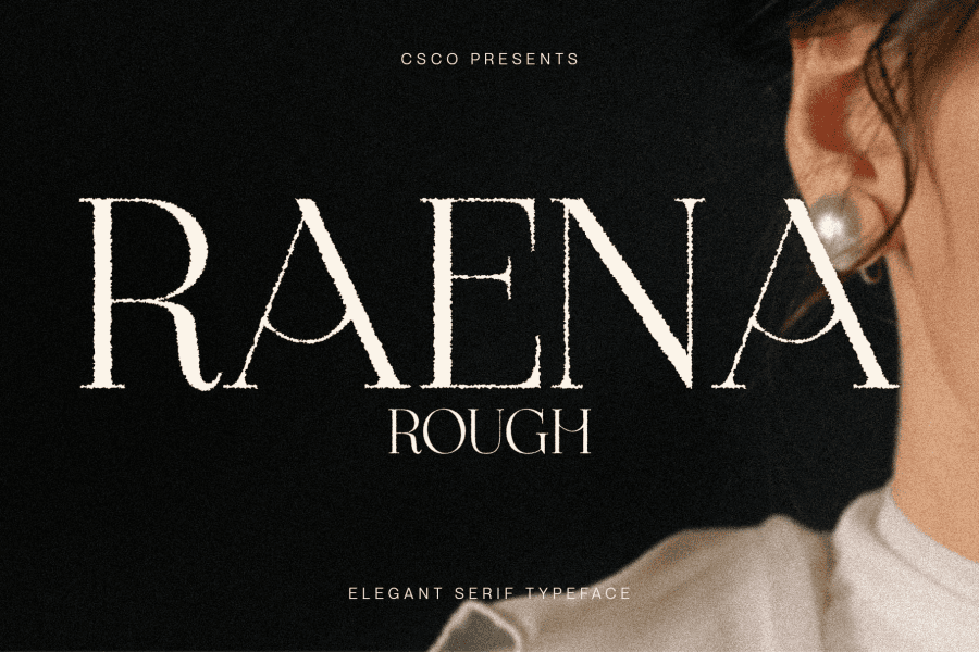 Raena Rough Demo Font · 1001 Fonts