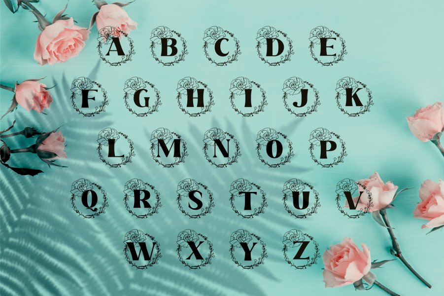 Rafaela Monogram Font · 1001 Fonts
