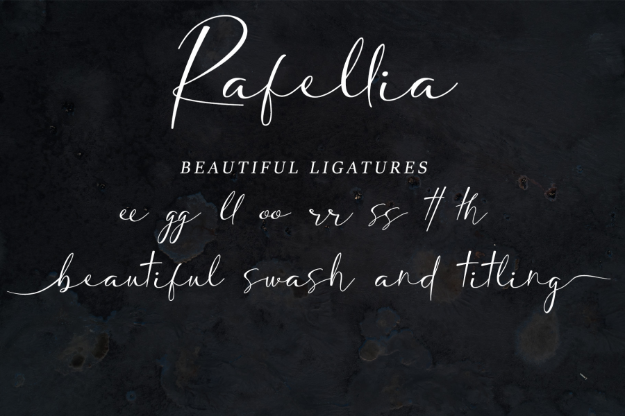 Rafellia Font · 1001 Fonts
