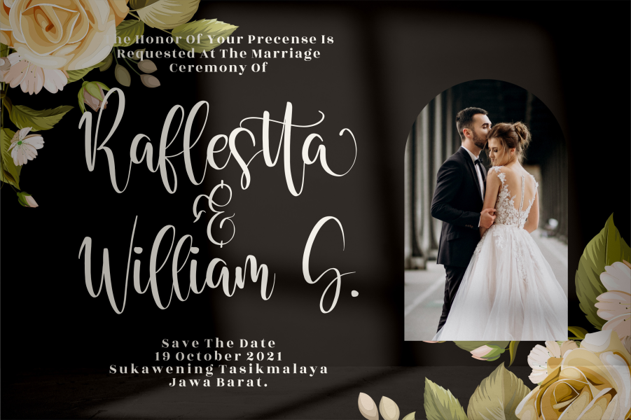 Raflestta Elisha Font Family · 1001 Fonts