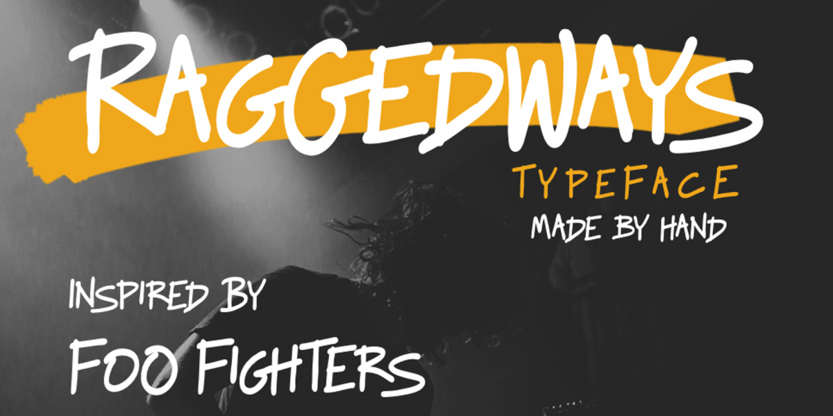 Raggedways Font · 1001 Fonts