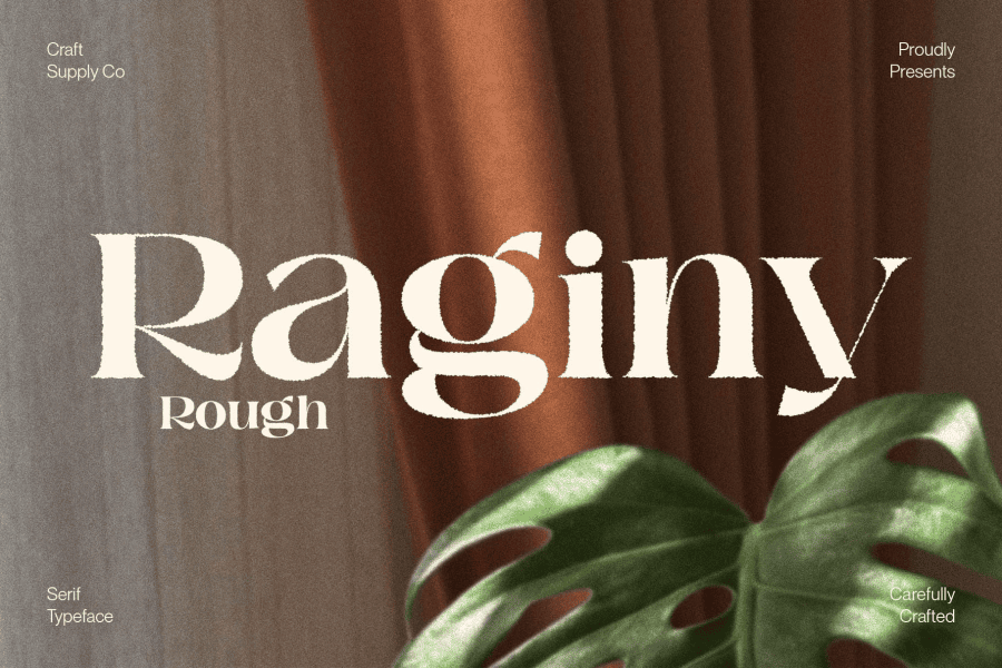 Raginy Rough Demo Font · 1001 Fonts