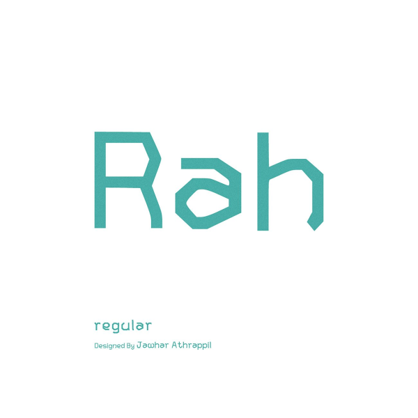 Rah Font · 1001 Fonts