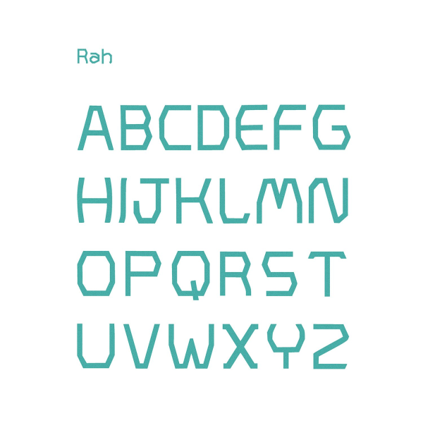 Rah Font · 1001 Fonts