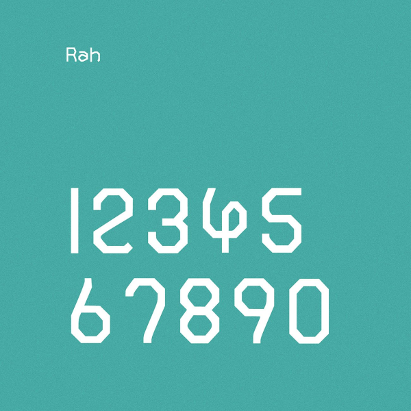 Rah Font · 1001 Fonts