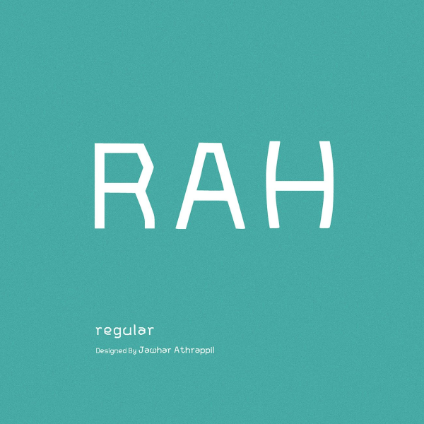 Rah Font · 1001 Fonts