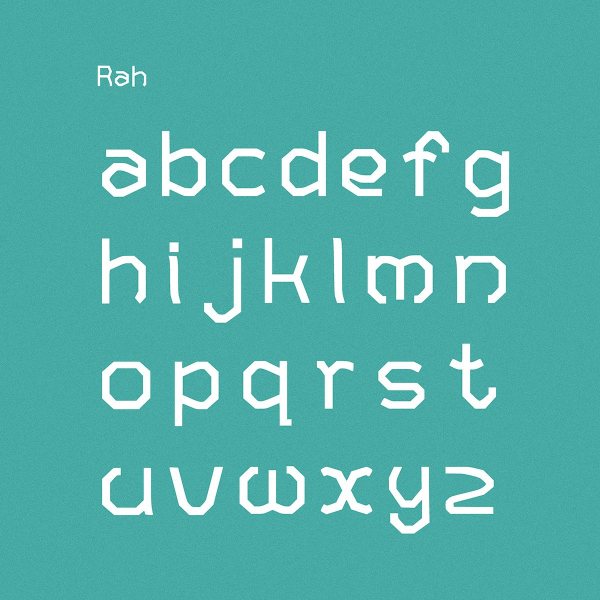 Rah Font · 1001 Fonts