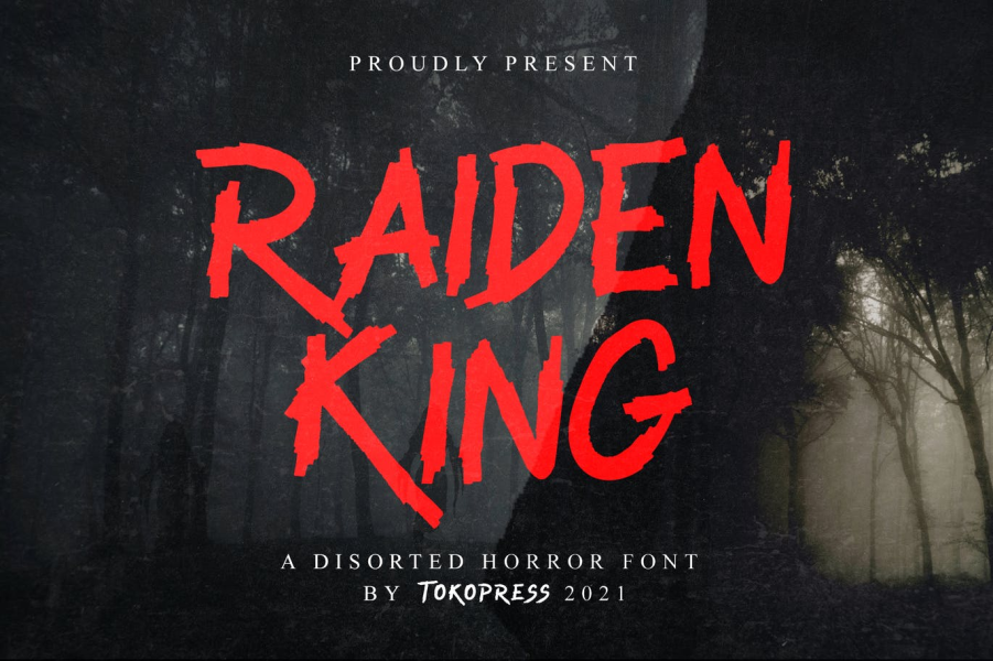 Raiden King Font · 1001 Fonts