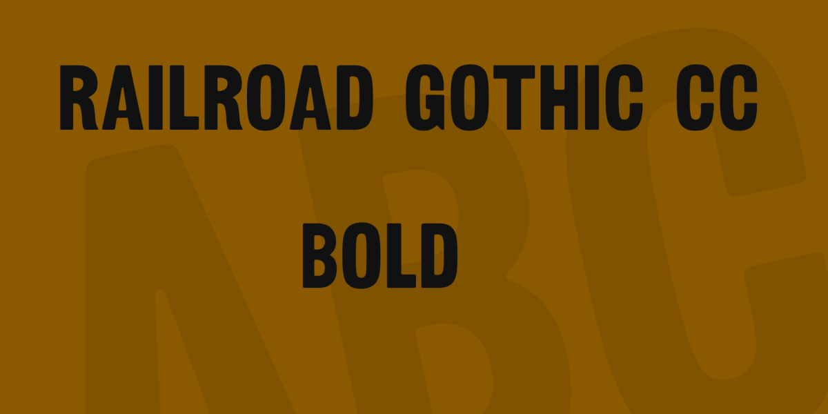 13 Free Railroad Fonts · 1001 Fonts