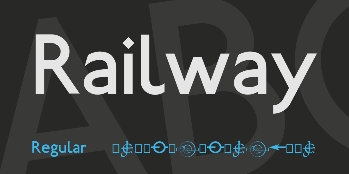 8 Free Railway Fonts · 1001 Fonts