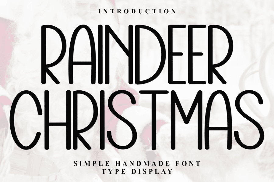 Raindeer Christmas Font · 1001 Fonts