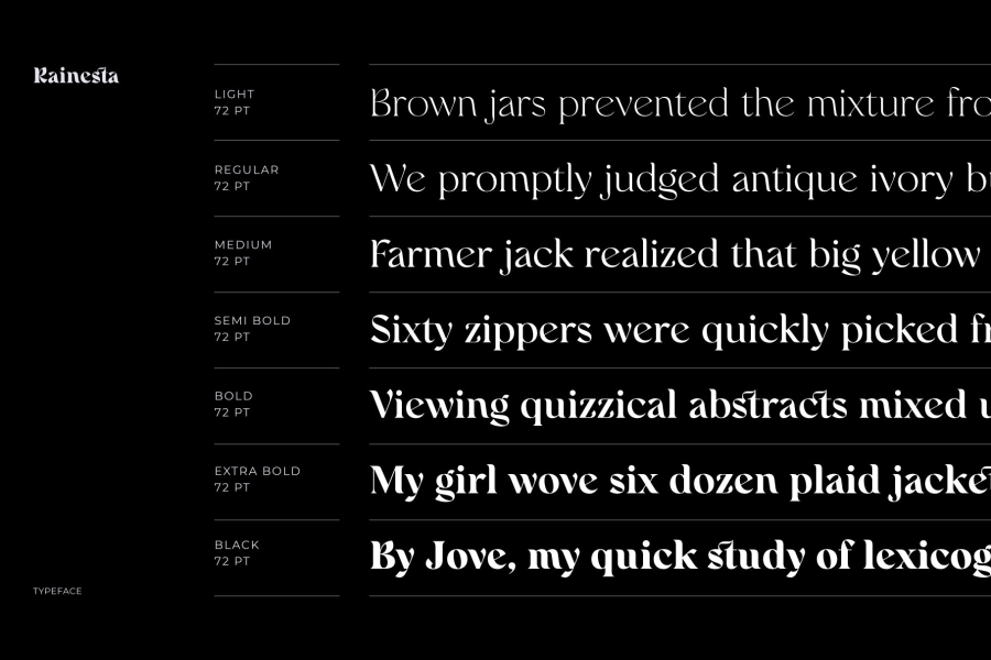 Rainesta DEMO Font · 1001 Fonts