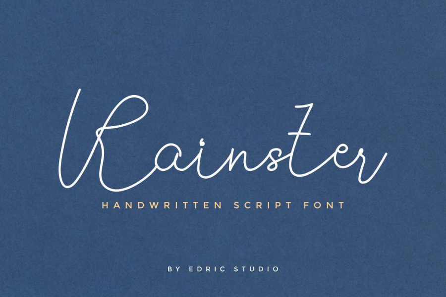Rainster Demo Font · 1001 Fonts