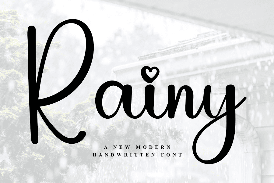 Rainy Font · 1001 Fonts