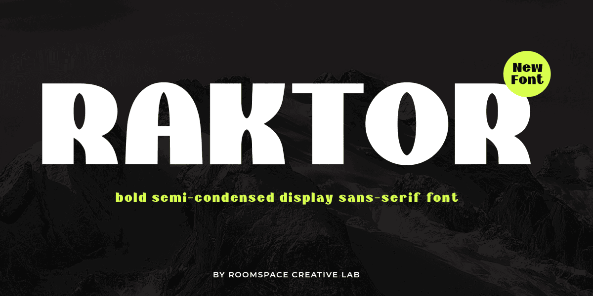 Raktor Font Family · 1001 Fonts