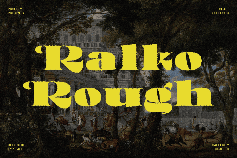 Ralko Rough Demo Font · 1001 Fonts