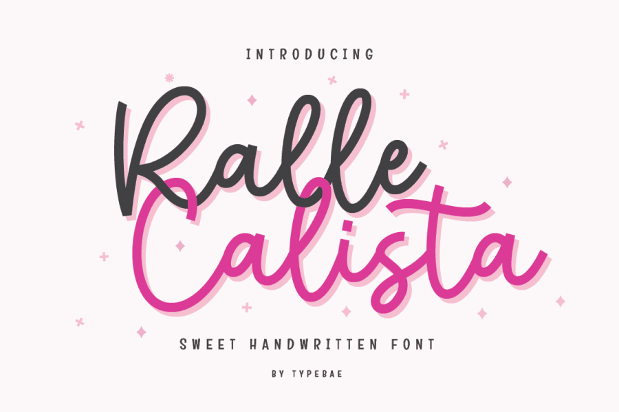 Ralle Calista Font · 1001 Fonts