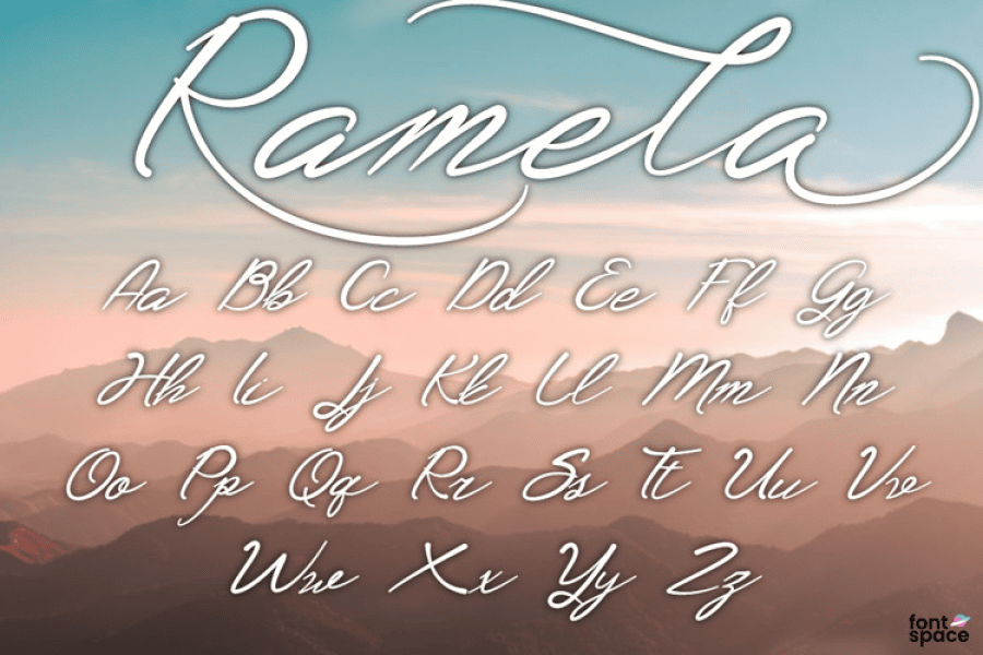 Ramela Font · 1001 Fonts
