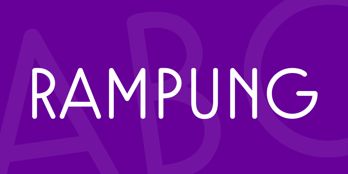 Rampung Font · 1001 Fonts
