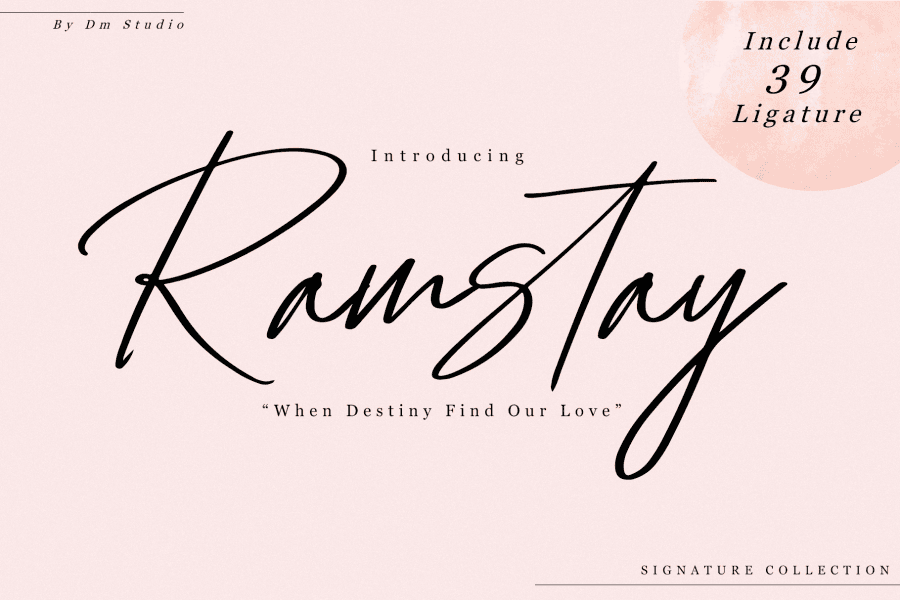 Ramstay Font · 1001 Fonts