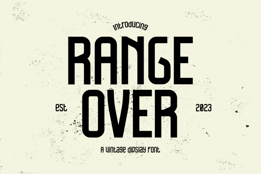 RANGE-OVER Font · 1001 Fonts